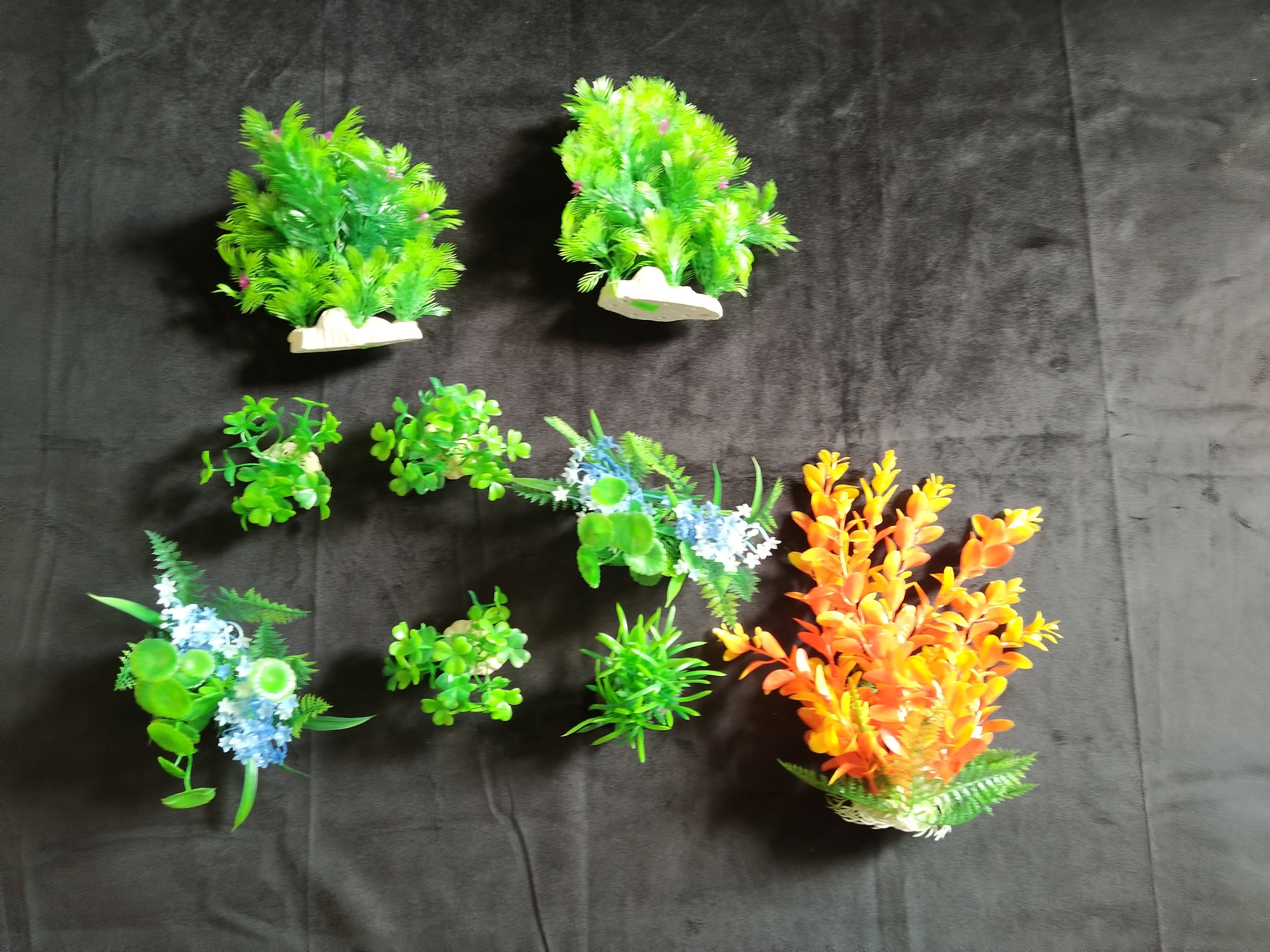 Premium Artificial Aquarium Plant Package for Fish Tank, 20 -40 Gallon ...