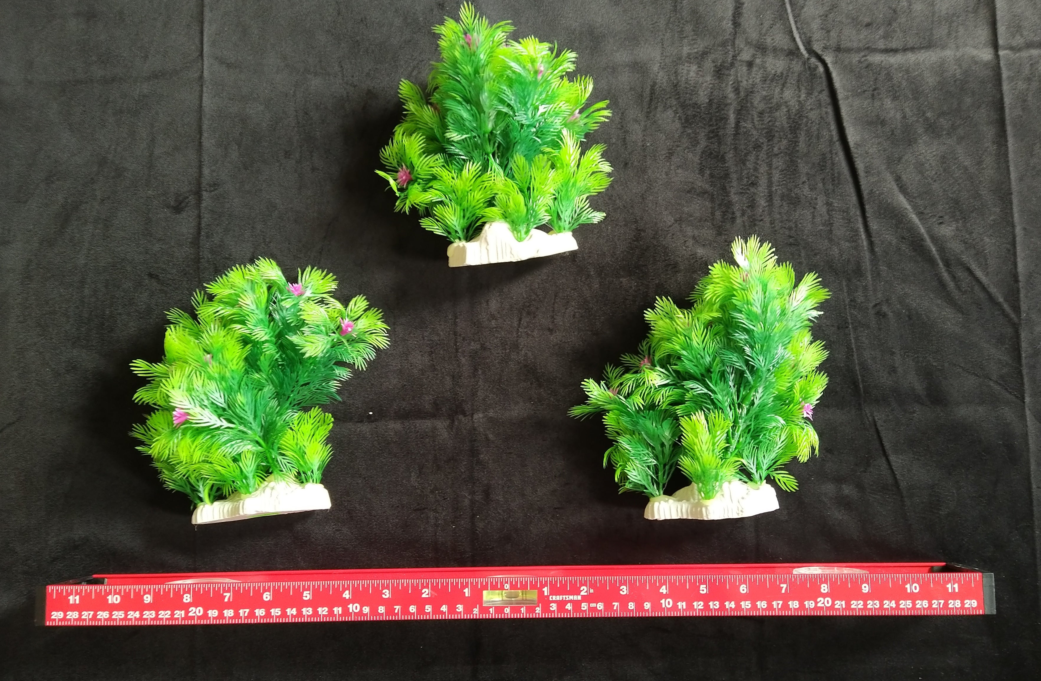 PremiumArtificial AquariumPlantPackage for Fish Tank, THE TRIPLETS ...